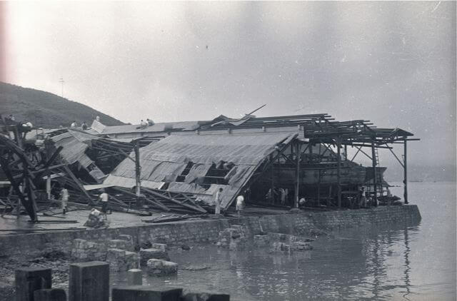 American Marine boatyard – aftermath of Typhoon Wanda 1962 – The ...
