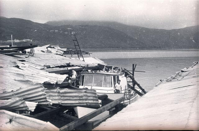 American Marine boatyard – aftermath of Typhoon Wanda 1962 – The ...