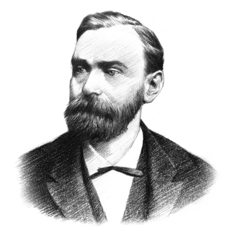 Alfred Nobel 1833-1896 (British Dynamite Company – Magazine Island Hong ...